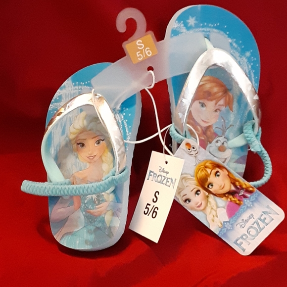 Disney | Shoes | Toddler Girls Frozen Disney Flip Flop Sandals Lot ...